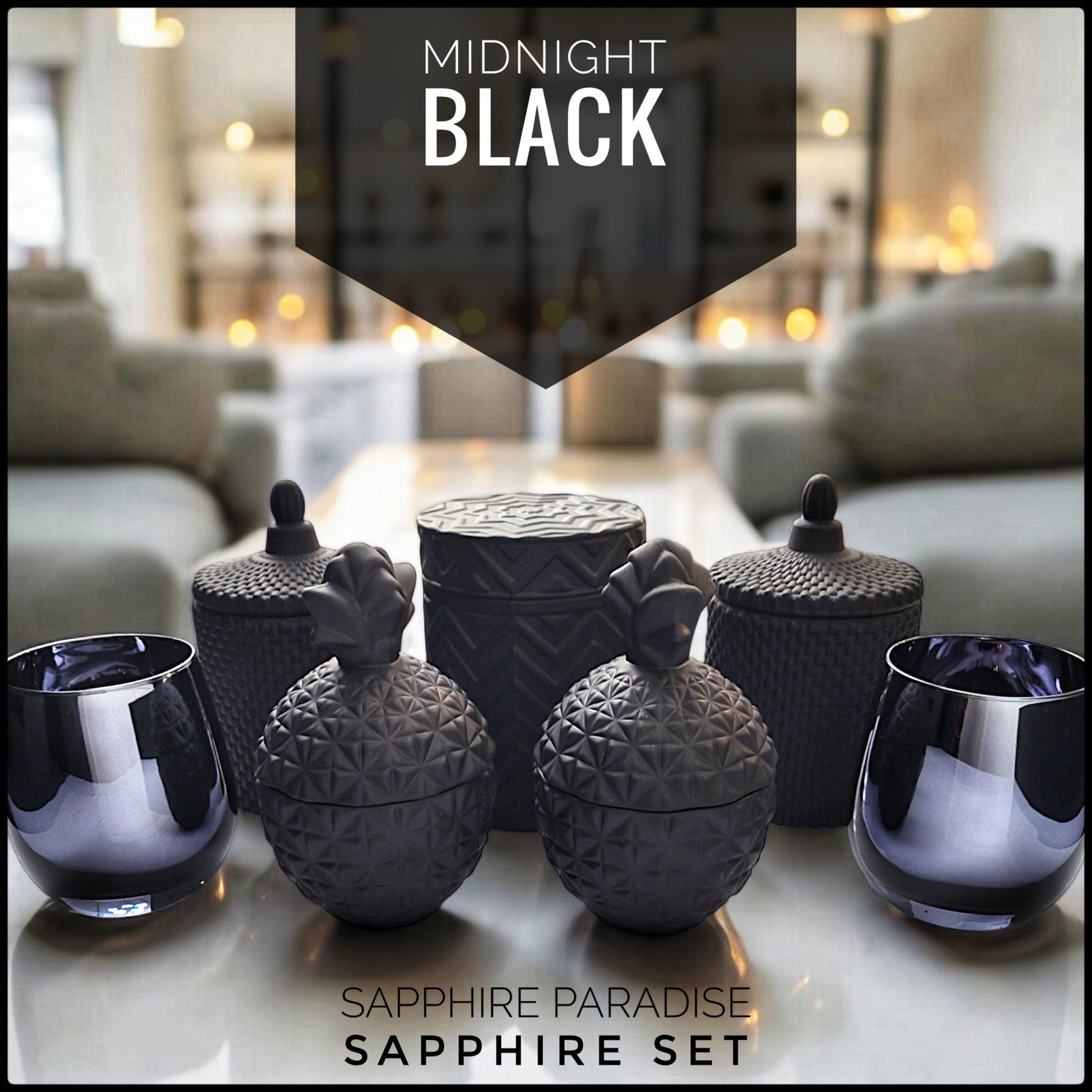 Sapphire Set (Black) – Sapphire Paradise